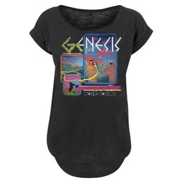 F4NT4STIC Long Cut T-Shirt Genesis World Tour 78' in schwarz | Gr.: XXL