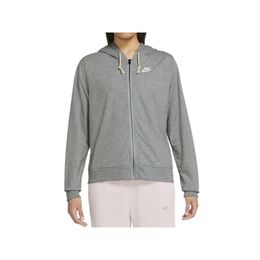 Nike Freizeitjacke Sportswear Gym Vintage Kapuze in Grau | Gr.: M