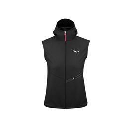 Salewa Weste Kapuze Sorapis Durastretch in Schwarz | Gr.: 42