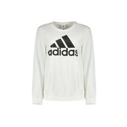 Adidas Pullover Rundhals in Wei&szlig; | Gr.: S