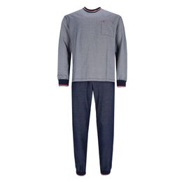 Hajo Schlafanzug Klima Light in Marine | Gr.: 56