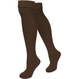 Normani Trachten-Kniestr&uuml;mpfe in Braun | Gr.: 35-38
