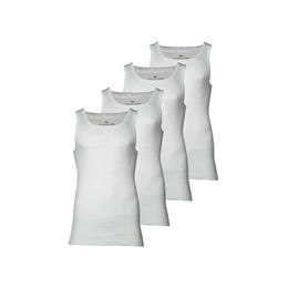 Tom Tailor Unterhemd 4er Pack in Wei&szlig; | Gr.: L