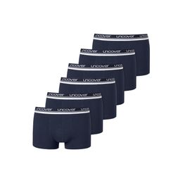 uncover by Schiesser Retro Short / Pant Basic in Dunkelblau | Gr.: 3XL