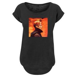 F4NT4STIC Long Cut T-Shirt David Bowie Low Album Cover in schwarz | Gr.: XL