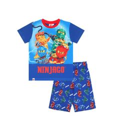 Lego Ninjago Pyjama kurzer Schlafanzug in blau | Gr.: 104