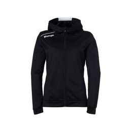 Kempa Kapuzenjacke PLAYER WOMEN in schwarz/wei&szlig; | Gr.: XS