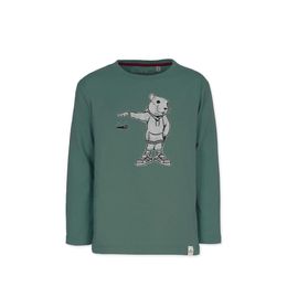 Band of Rascals Longsleeve " Mic Drop " in cilantro-green | Gr.: 110/116