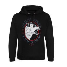 Game Of Thrones Hoodie "House StarkWinter Is Coming Epic Hoodie" in Schwarz | Gr.: L