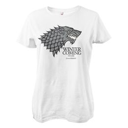 Game Of Thrones Shirt "Stark Sigil Girly Tee" in Wei&szlig; | Gr.: L