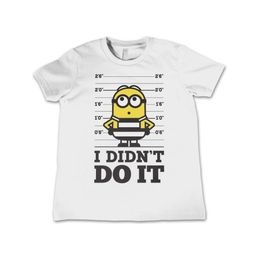 Minions Shirt in Wei&szlig; | Gr.: 8