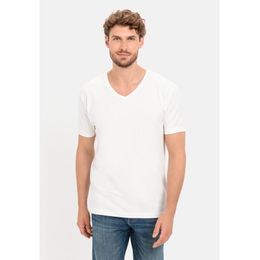 Camel Active V-Neck Unterhemd/-Shirt im 3-er Pack in Creme | Gr.: XL