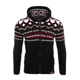 Reslad Strickjacke Norweger in schwarz | Gr.: L