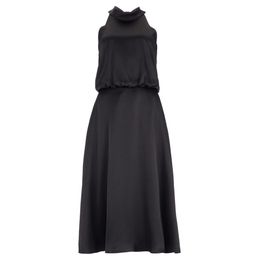 Vera Mont Cocktailkleid mit Stehkragen in Schwarz | Gr.: 36