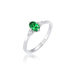 Elli Ring 925 Sterling Silber Verlobungsring in Silber | Gr.: 52