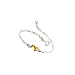 SILBERKETTEN-STORE 931 Silberarmband mit Giraffenanh&auml;nger | Gr.: 15