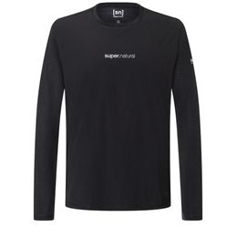 super.natural Funktionsshirt "Windbreaker" in Schwarz | Gr.: XXL