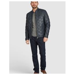 Bugatti Lederjacke BUSANDRO in Dunkelblau | Gr.: 54