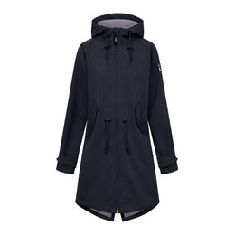 Derbe Jacke Island Friese in Navy/Lavender Gray | Gr.: 40