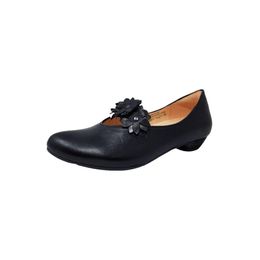 Think! Leder-Ballerinas in Schwarz | Gr.: 40