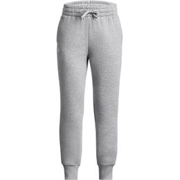 Under Armour Kinder Trainingshose "UA Rival Fleece Joggers" in Grau | Gr.: M