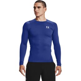 Under Armour Longsleeve "HeatGear Armour Langarm-Oberteil" in Blau | Gr.: XL