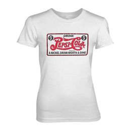 Pepsi Co Shirt "Vintage Sign Girly Tee" in Wei&szlig; | Gr.: XL
