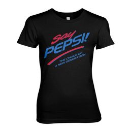 Pepsi Co Shirt "Say Girly Tee" in Schwarz | Gr.: S