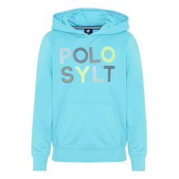 POLO SYLT Hoodie in T&uuml;rkis/ Bunt | Gr.: 170/176