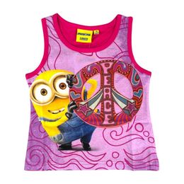 Tanktop Minions - Bob in Dunkelpink | Gr.: 104