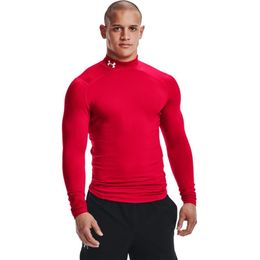 Under Armour Longsleeve "Coldgear" in Rot | Gr.: M