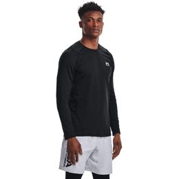 Under Armour Longsleeve "ColdGear Fitted Crew" in Schwarz | Gr.: M