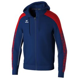 Erima Herren Trainingsjacke Mit Kapuze in new navy/rot | Gr.: 128