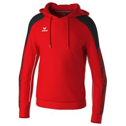 Erima Kinder Kapuzensweat in rot/schwarz | Gr.: 164