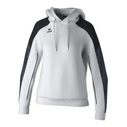 Erima Damen Kapuzensweat in weiss/schwarz | Gr.: 36