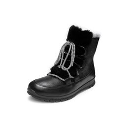 vitaform Hirschleder Stiefeletten in schwarz | Gr.: 38