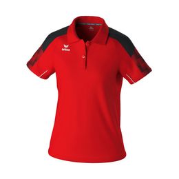 Erima Damen Poloshirt in rot/schwarz | Gr.: 42