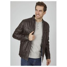 Bugatti Lederjacke BUFIDELIO in dunkelbraun | Gr.: 58