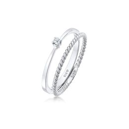 Elli DIAMONDS Ring 925 Sterling Silber in Silber | Gr.: 52
