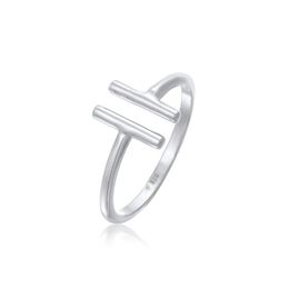 Elli Ring 925 Sterling Silber Geo in Silber | Gr.: 54