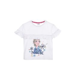 Disney Frozen T-Shirt Sommer in Wei&szlig; | Gr.: 128