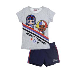 L.O.L. Surprise 2tlg. Outfit: Sommer-Set Perfect Together T-Shirt und Shorts in Grau | Gr.: 110
