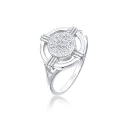 Elli Ring 925 Sterling Silber Siegelring in Silber | Gr.: 52