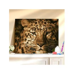 ARTNANAS Diamond Painting-"Leopard" | Gr.: 30x40 cm