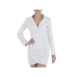 Ital-Design Kleid in Wei&szlig; | Gr.: M