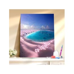ARTNANAS Diamond Painting-"Rosa Strand" | Gr.: 30x40 cm