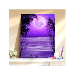 ARTNANAS Diamond Painting-"Lila Meer" | Gr.: 20x30-cm