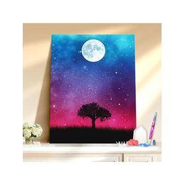 ARTNANAS Diamond Painting-"Mondschein Safari" | Gr.: 40x50 cm