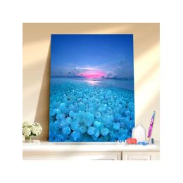 ARTNANAS Diamond Painting-"Eisige Blumen" | Gr.: 50x60 cm