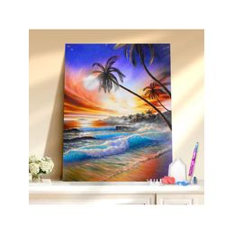 ARTNANAS Diamond Painting-"Traumhafte Bucht" | Gr.: 50x60 cm